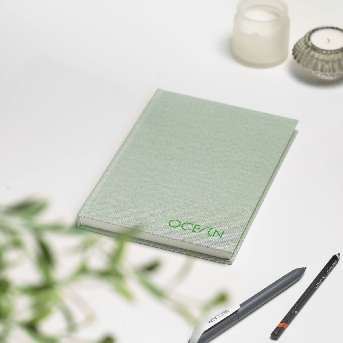 Notebook A5 Recycled Ocean Plastic - Green Algae - VENT for Change VENT ...
